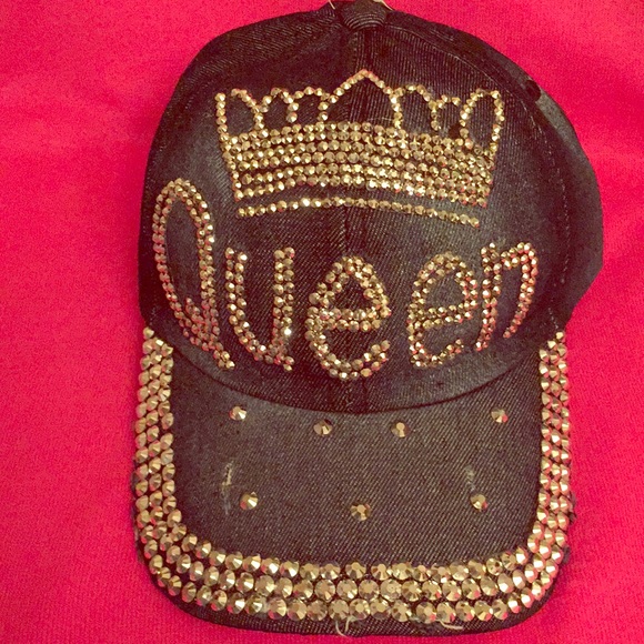 NYC Underground | Accessories | Queen Studded Bling Cap | Poshmark